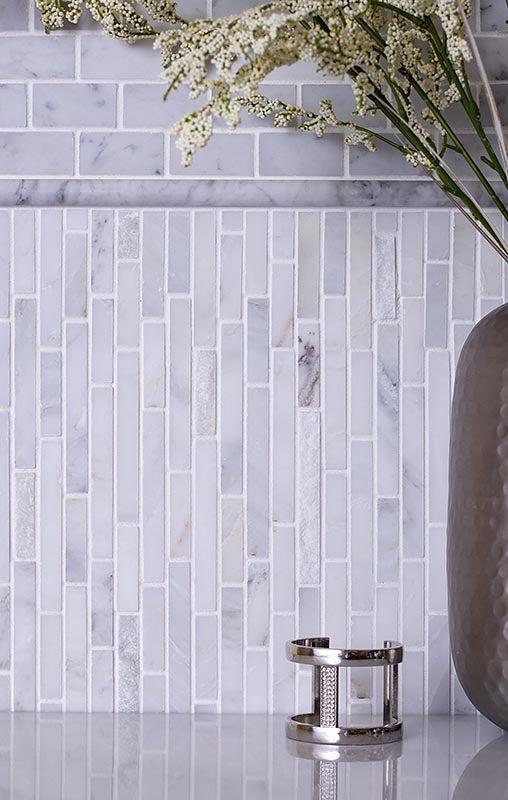 Skyline White Marble Mosaic Tile | Online Tile Store with Free Shipping ...