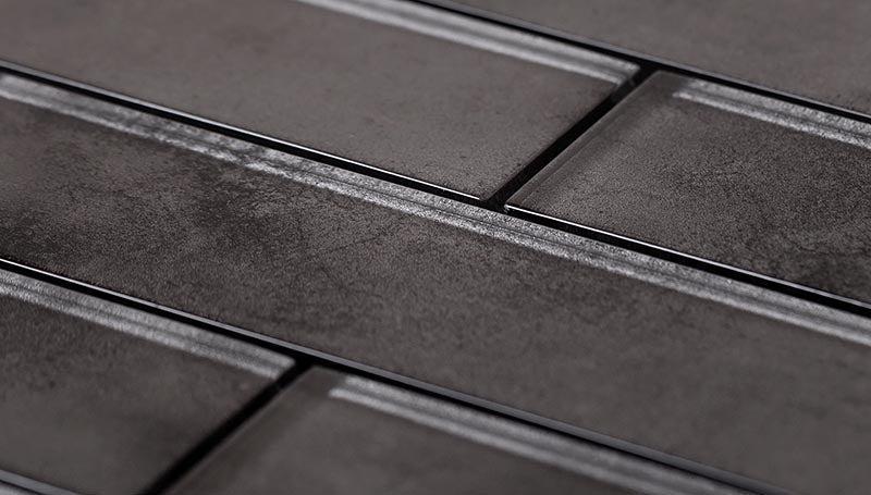 Stardust Suede 2X8 Glass Mosaic Tile | Tile Club