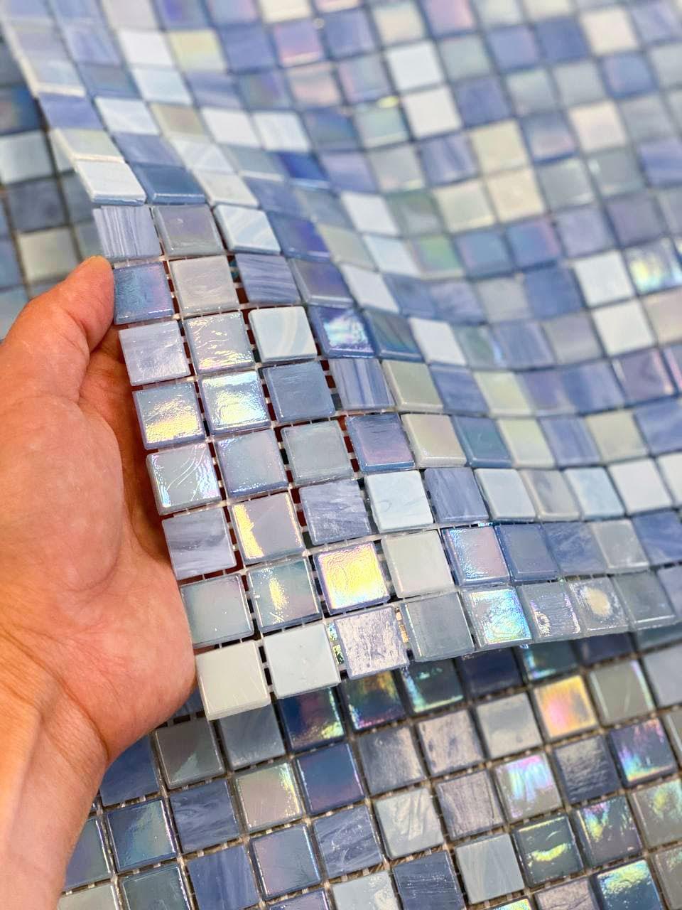 Serene Dream Mixed Squares Glass Tile