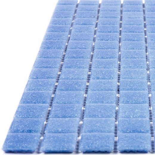 Speckled Periwinkle Blue Squares Glass Pool Tile | Colorful Backsplash ...