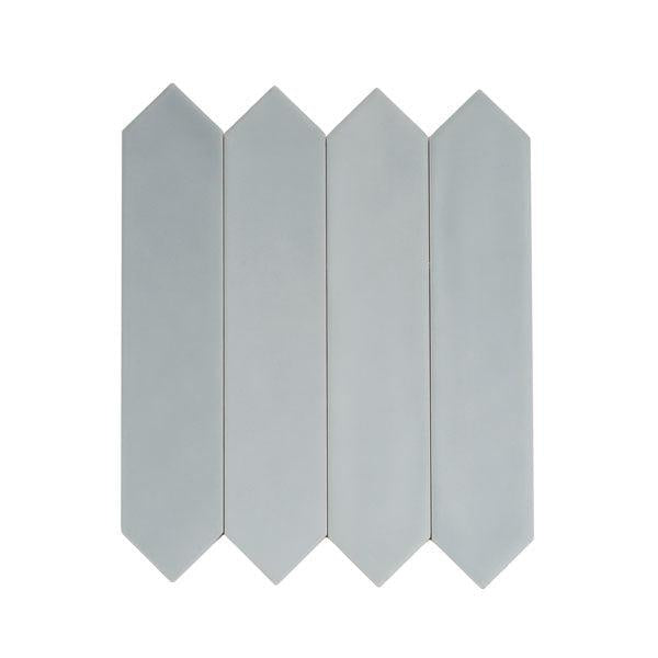 Palisades Blue Picket Ceramic Tile | Colorful Wall, Backsplash