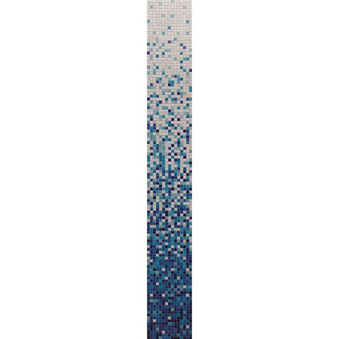 Mixed Blue Gradient Glass Tile | Tile Club