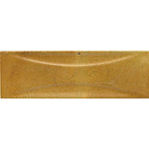 Luna Arc Caramel 2.5x8 Ceramic Subway Tile Wall Accent Design