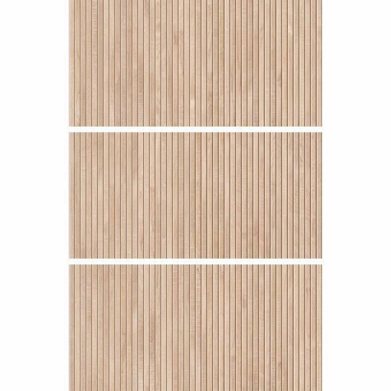 Japandi Maple Slat Wall Tile | Textured Porcelain Tile