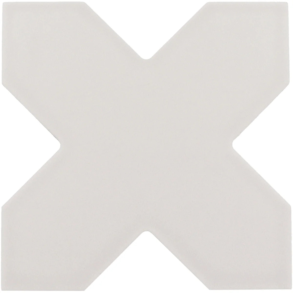 Carmel Light Gray Porcelain Cross Tile Sample | Free Shipping | Tile Club