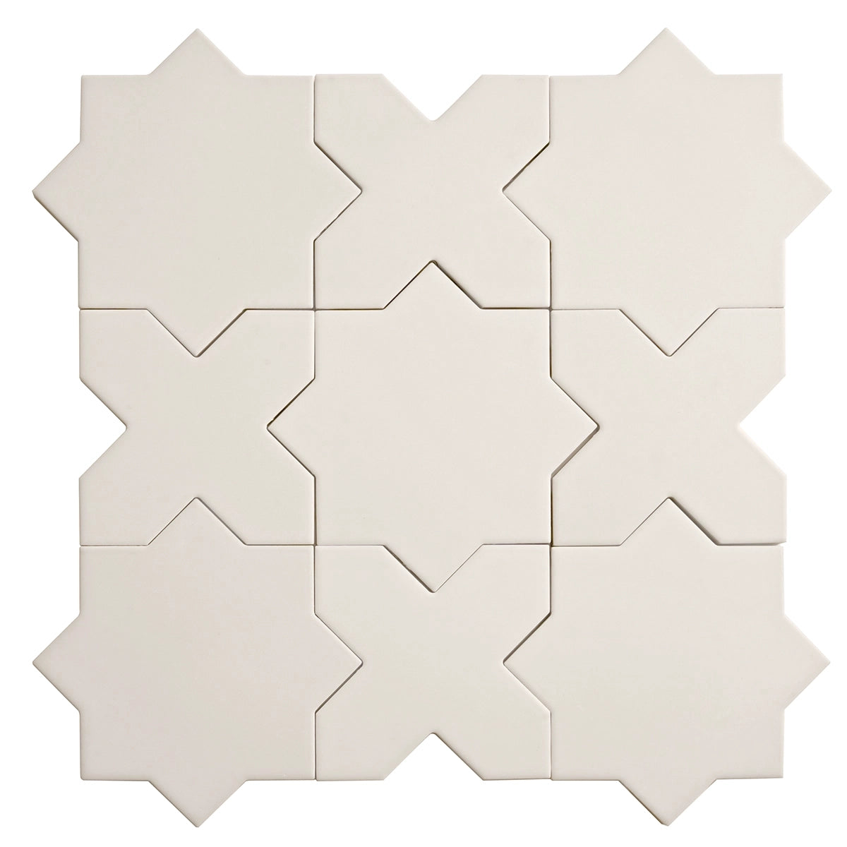 Carmel Light Gray Porcelain Star Tile | Backsplash, Floor, Pool | Tile Club