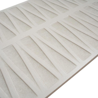 Tera Blanco Geometric Ceramic Wall Tile | 1970's-Inspired Wall Tile