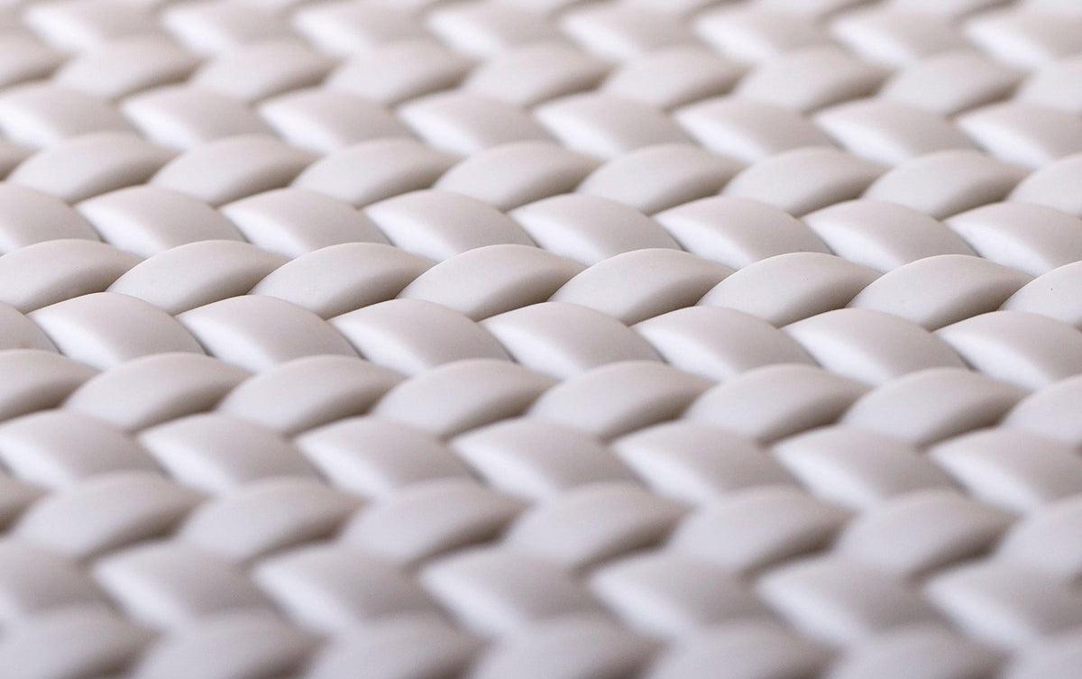 White Recycled Glass Basket Weave Mosaic Tile | Online Tile Store with ...