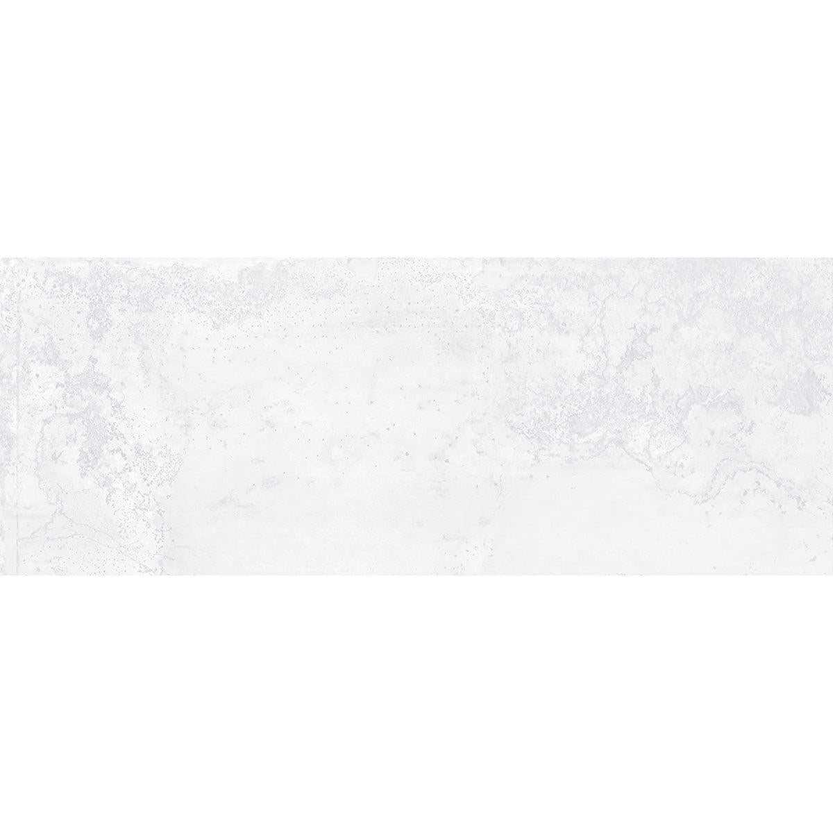 Zinc White Matte Ceramic Wall Tile 18" x 48" | Tile Club