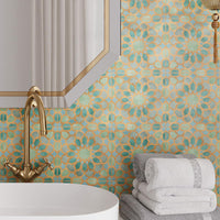 Amira Green Sample Swatch | Free Shipping on Tile Samples – Tile Club