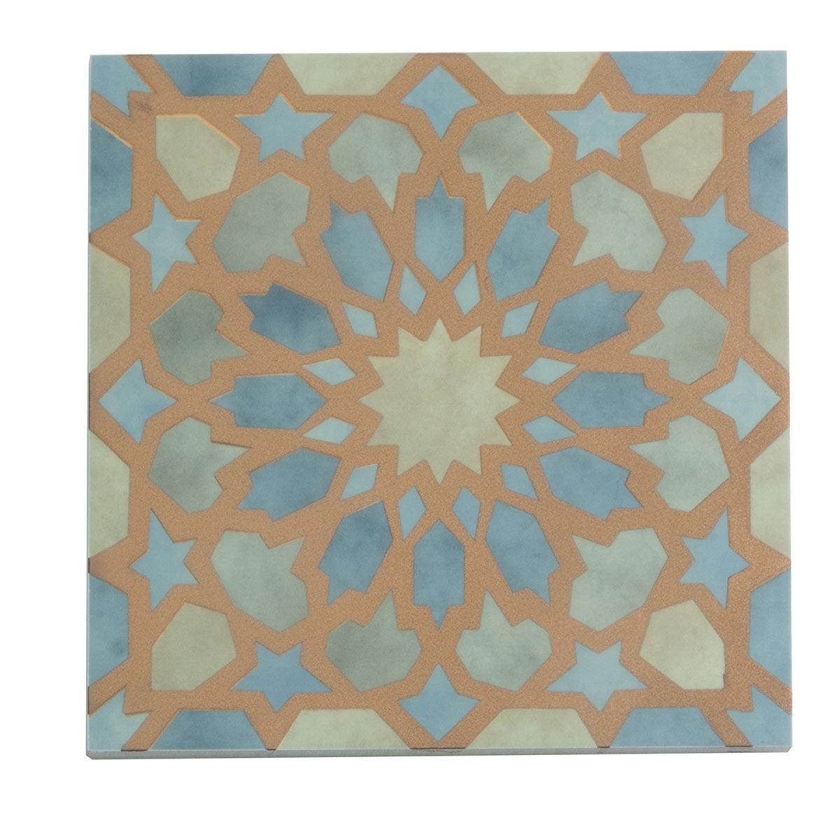 Amira Regal Green and Gold Sample Swatch | Free Shipping on Tile ...
