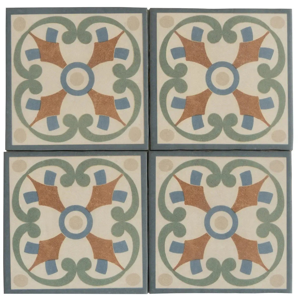 Camila Quattro Square Porcelain Tile | Spanish Tile for Floors, Walls ...