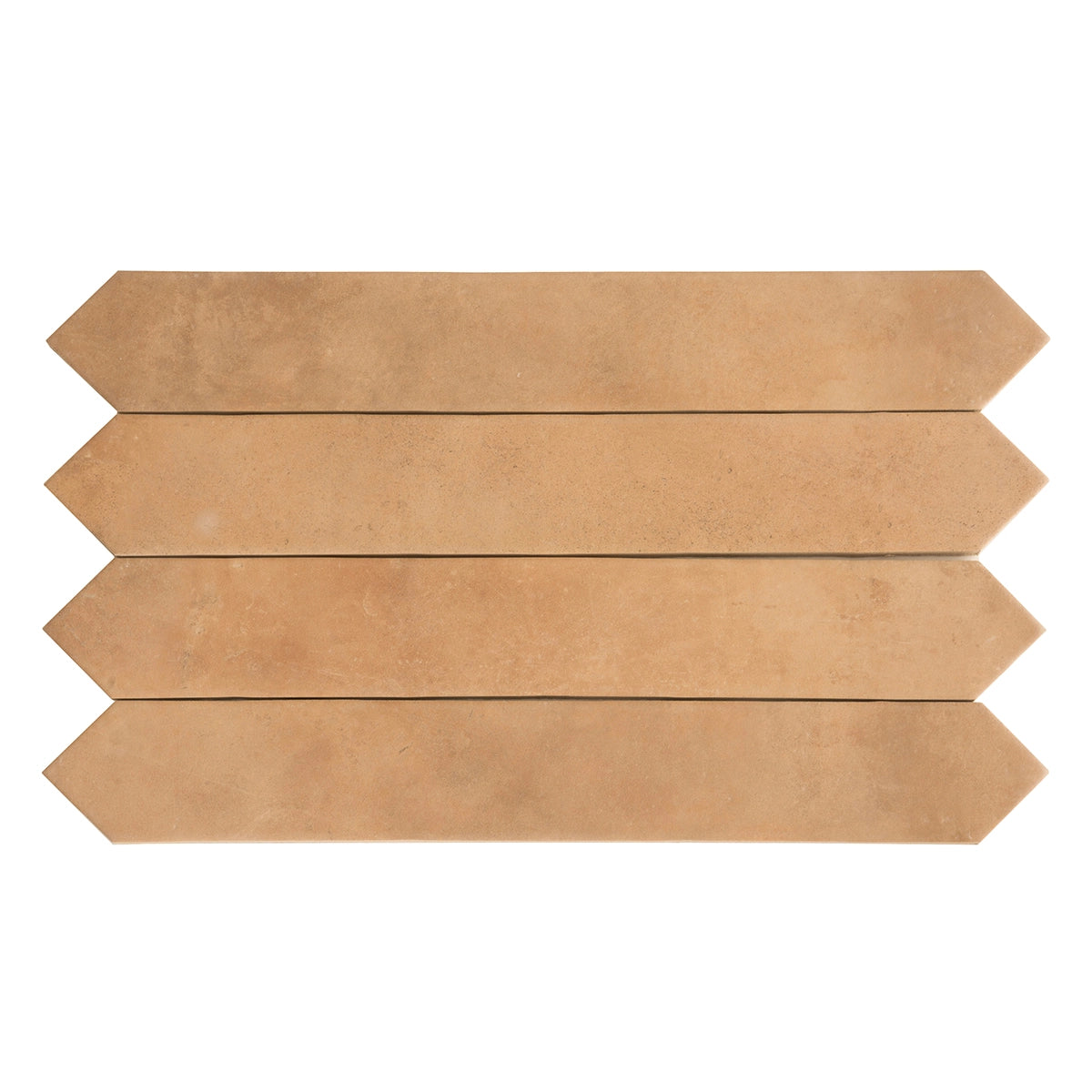 Camila Terra Cotta Picket Porcelain Tile | Spanish Tile for Floors, Walls