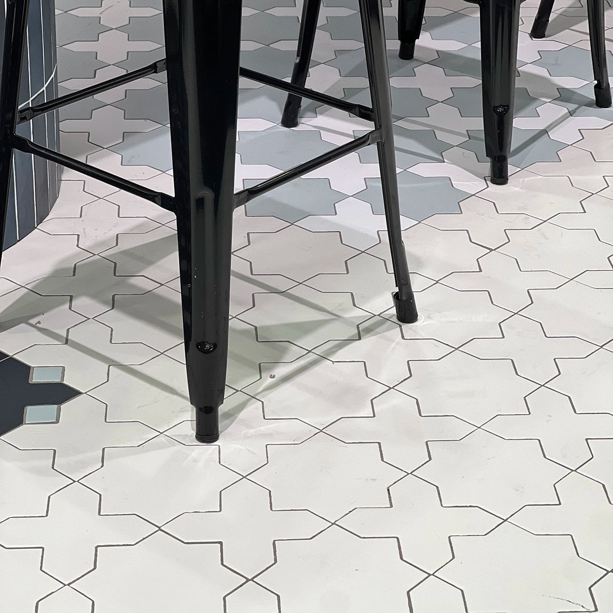 Carmel Matte White Porcelain Cross Tile | Backsplash, Floor, Pool ...