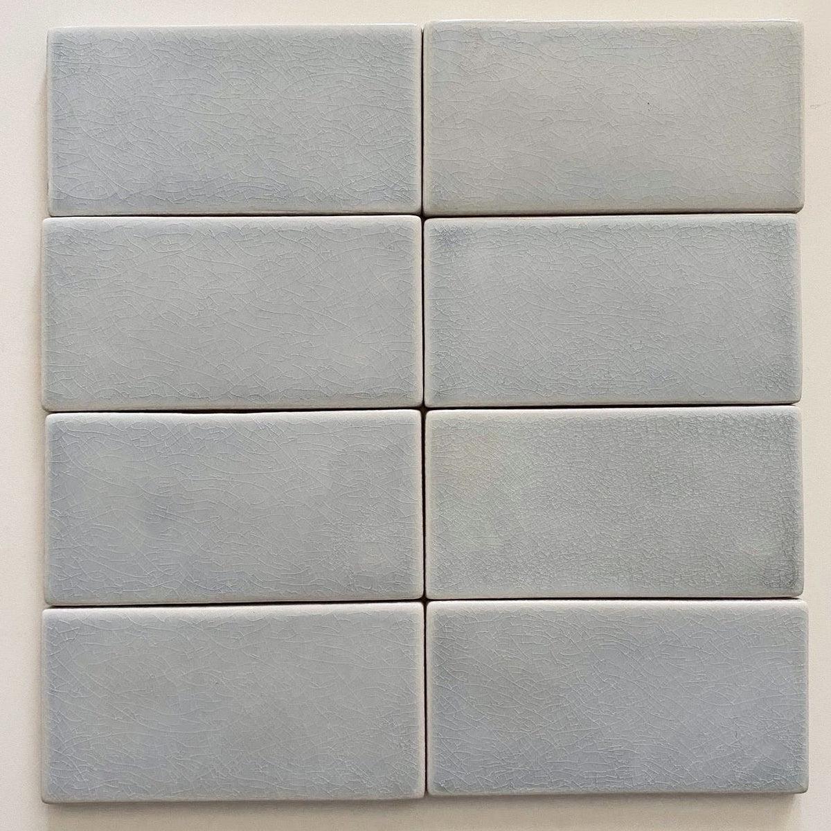 Tile Club | Chateau Blue 3X6 Crackle Ceramic Wall Tile