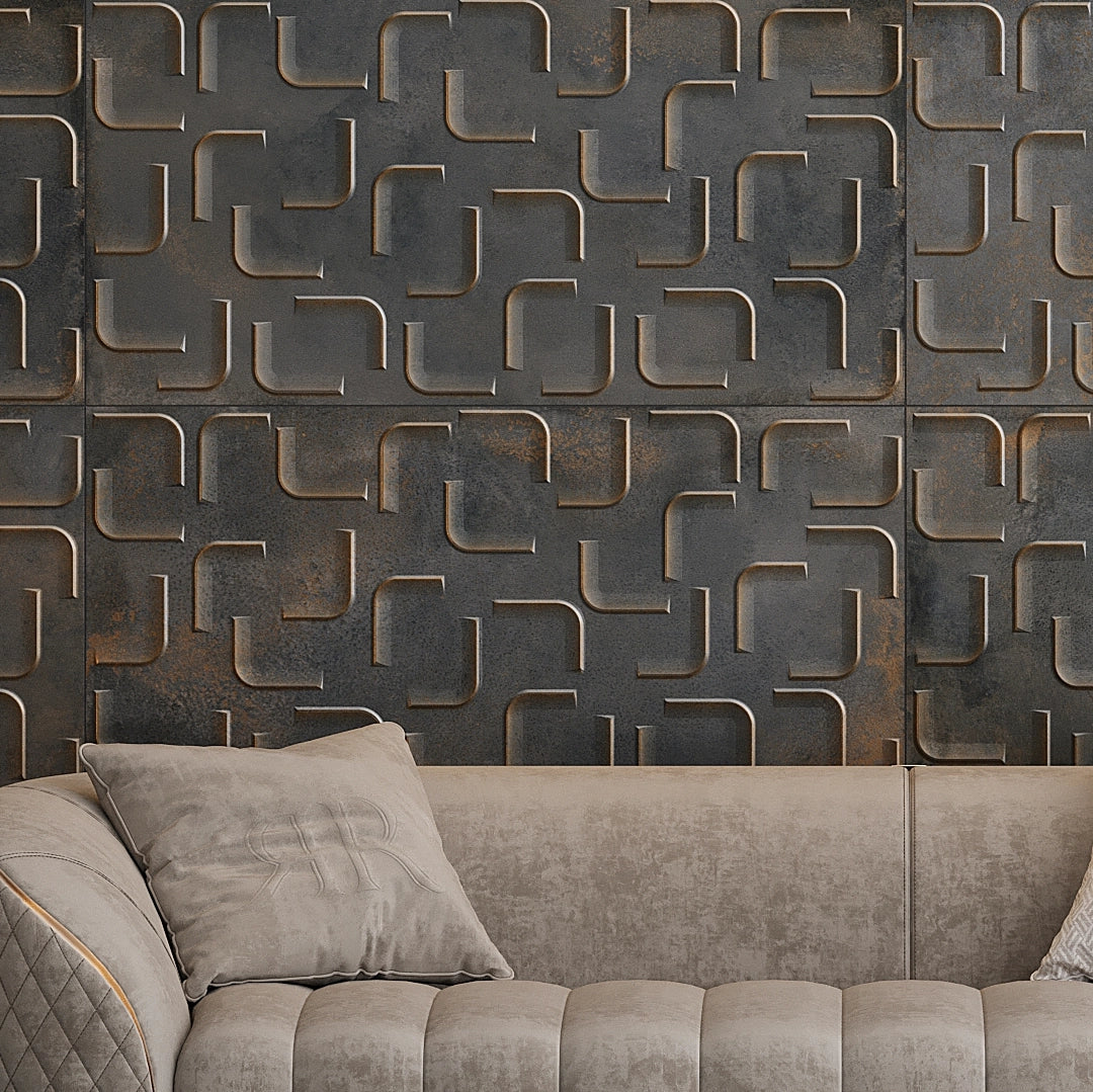 Circuit Acero Futuristic Porcelain Tile