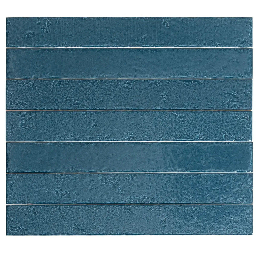 Colobric Dark Blue Brick 2x16 Ceramic Tile | Tile Club