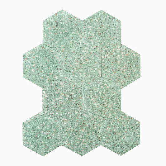 Corazza Shell Terrazzo Tiles for Beach Chic Floors and Walls