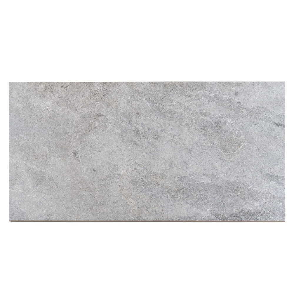 Dover Gris Stone Look Gray Porcelain Tile Sample Swatch | Free Shipping ...