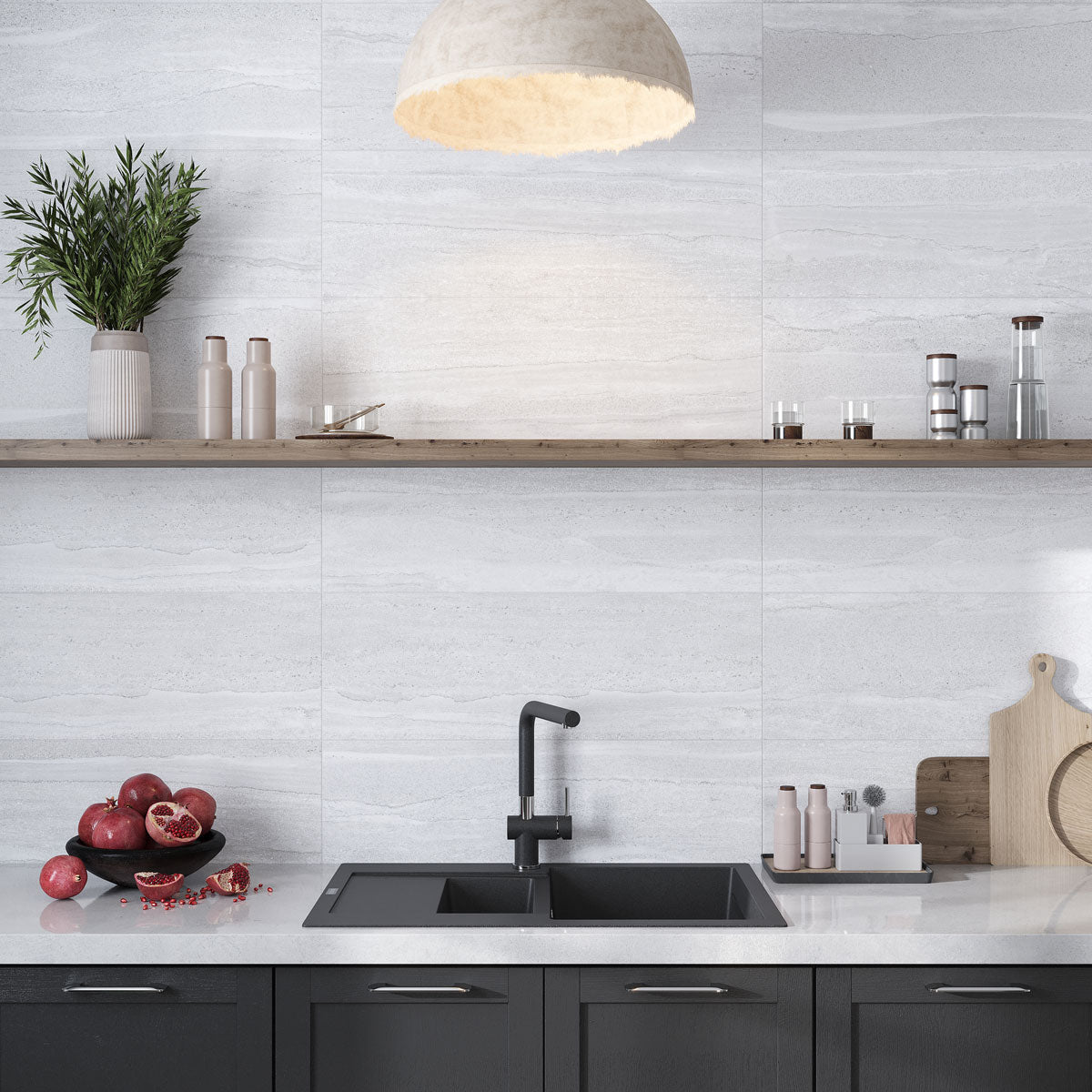 Dunescape Gray 12x36 Large Format Ceramic Tile | Qualifying Orders Ship ...