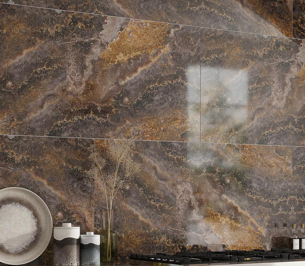 Emporio Baroque Clay Large-Format Porcelain Tile 24x48 Floors and Walls