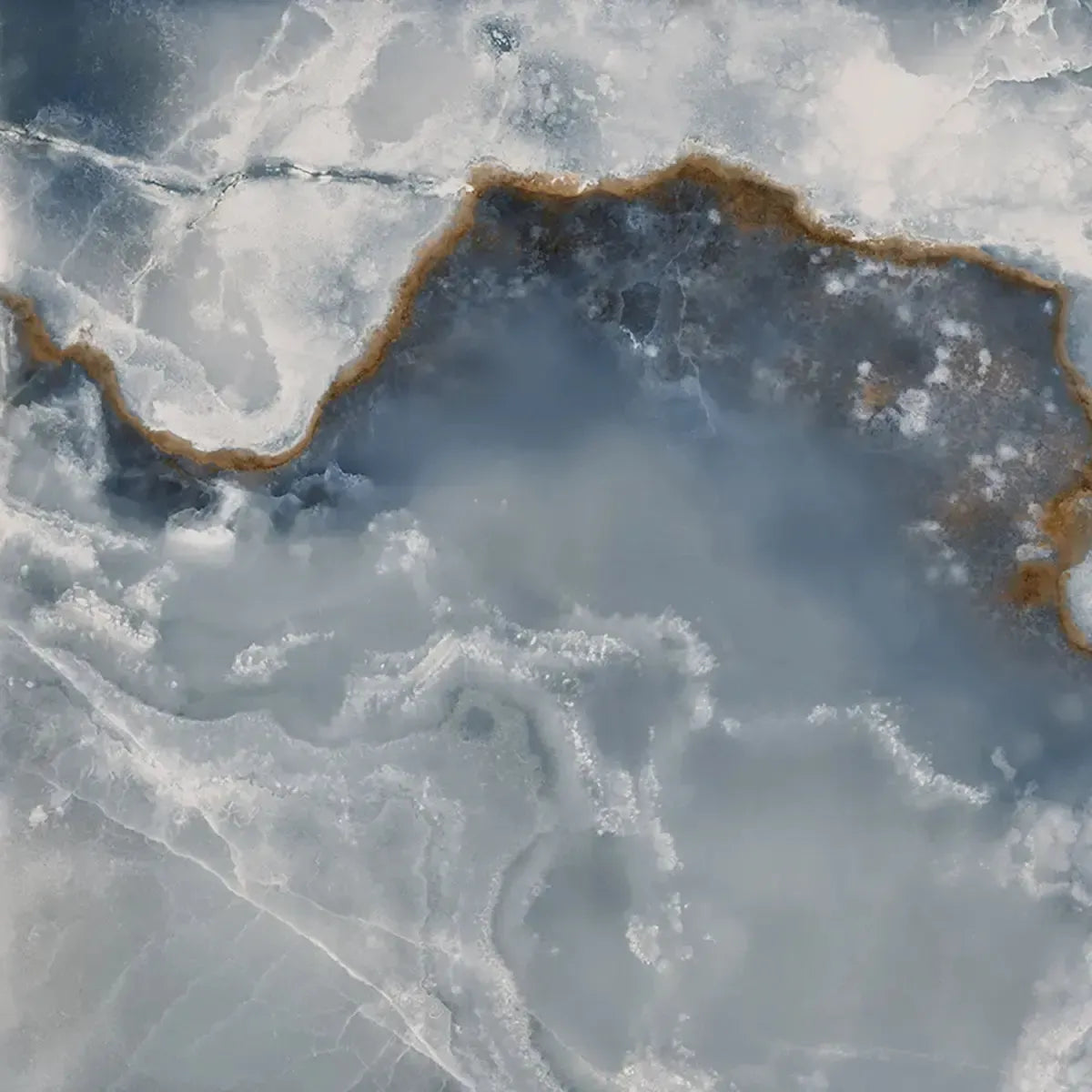 Emporio Blue Onyx Large-Format Porcelain Tile 36x36 | Slab Tiles ...