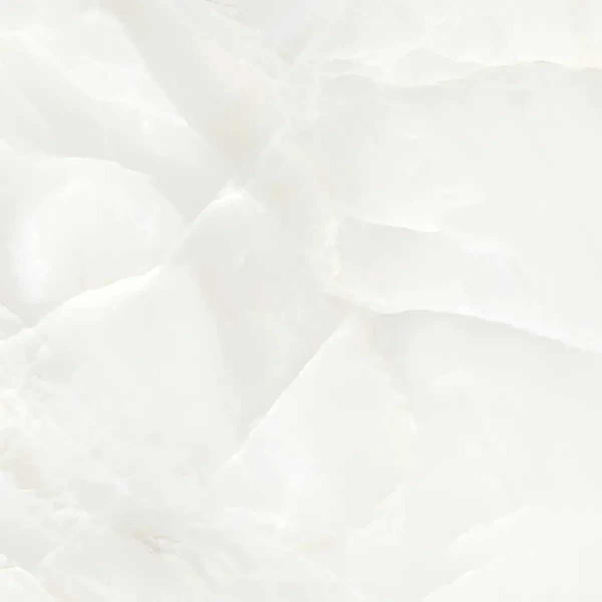 Emporio White Onyx 36x36 Gemstone Porcelain Tile | Floor, Wall