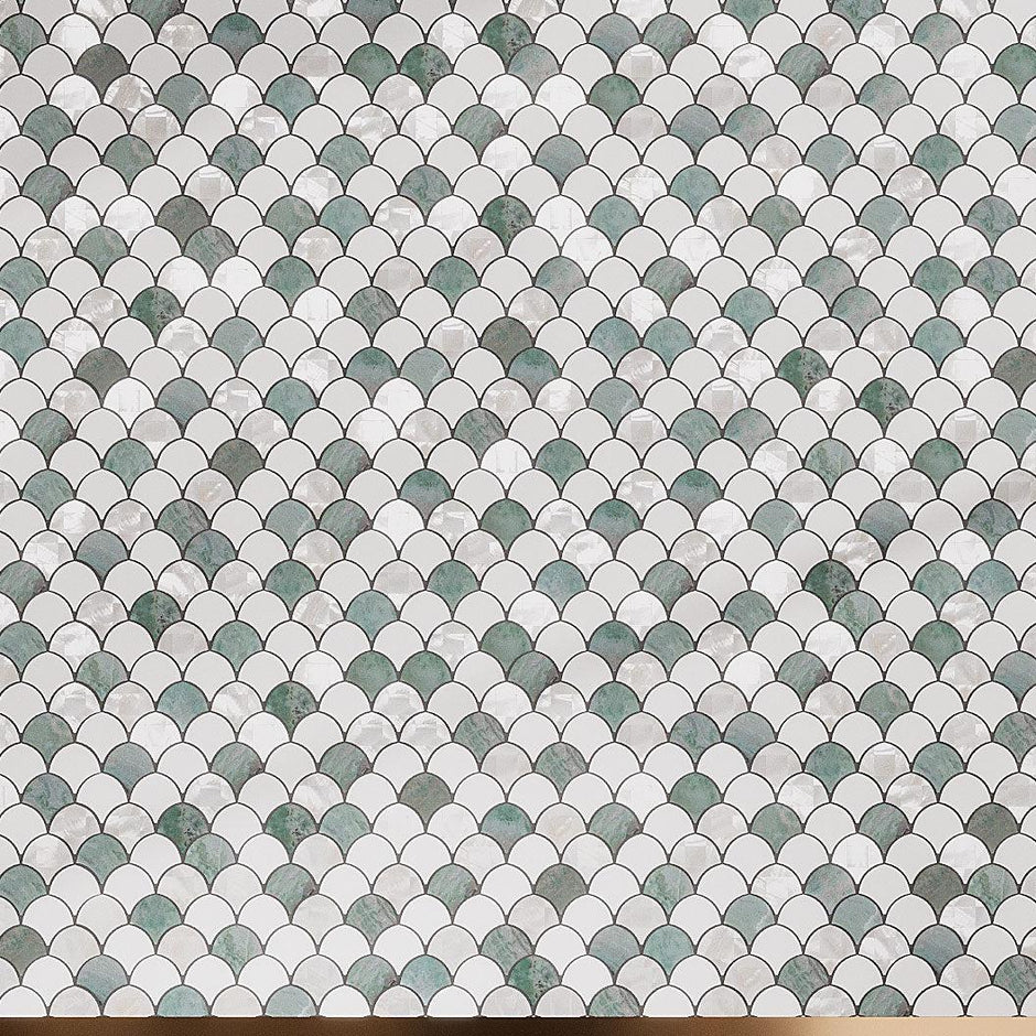 Fish Scale Tiles: Backsplash, Bathroom & More | Tile Club