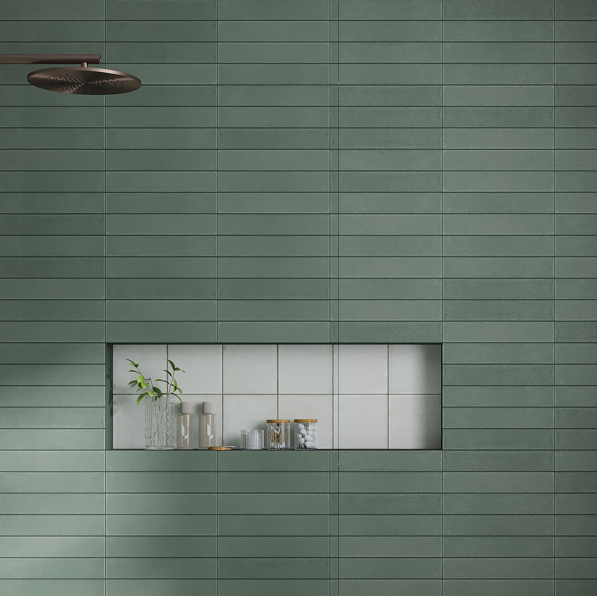 Formidus Evergreen Brick 3x16 Porcelain Tile | Tile Club