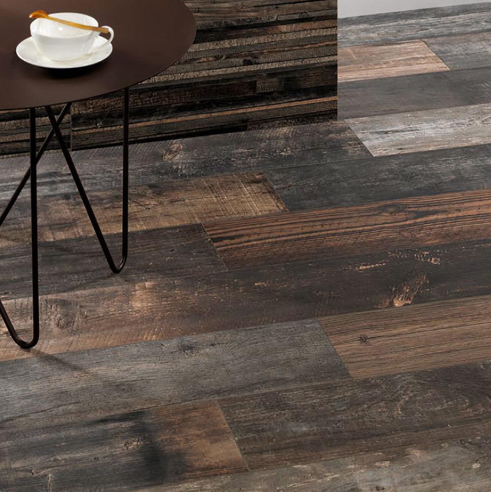 Gems Fume Reclaimed Wood-Look Tile | Tile Club