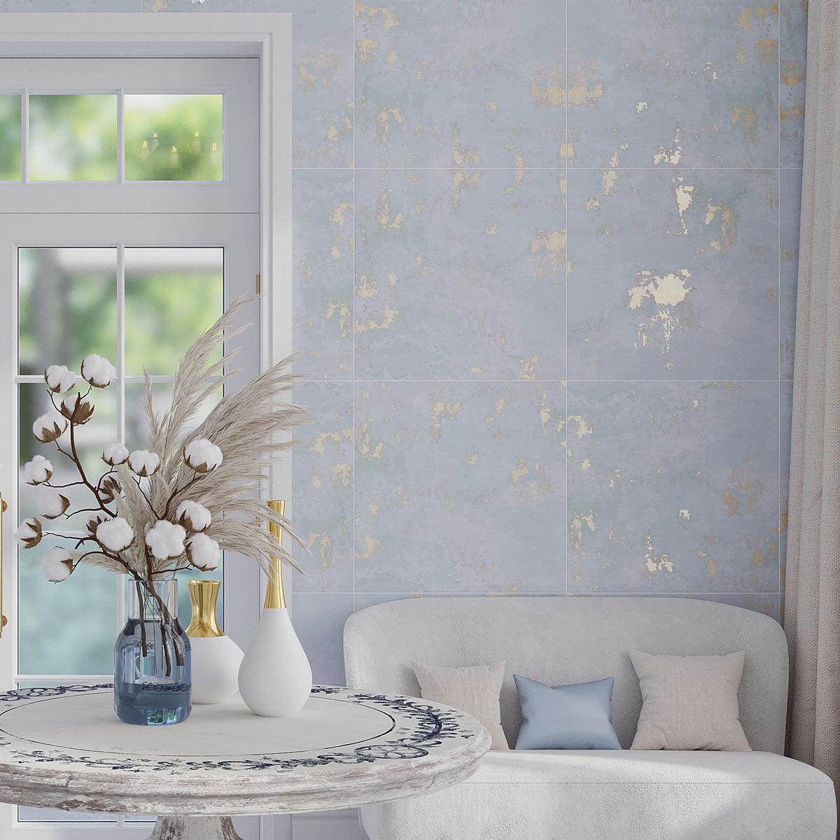 Gilded Age | Romantic Brushstroke Patterned Porcelain Tiles