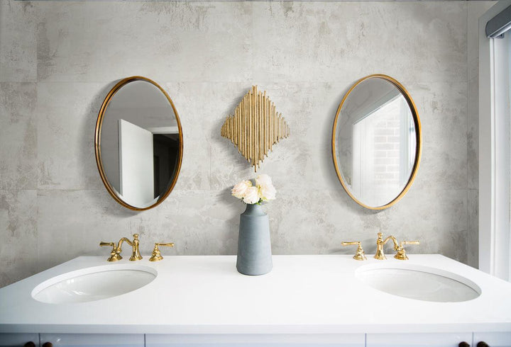 Gilded Age White Porcelain Tile 20x40 | Tile Club