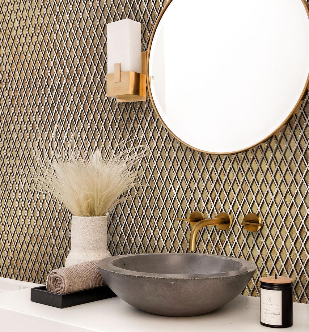 Gold Tile Backsplash, Floor Tile, Bathroom Tile & More
