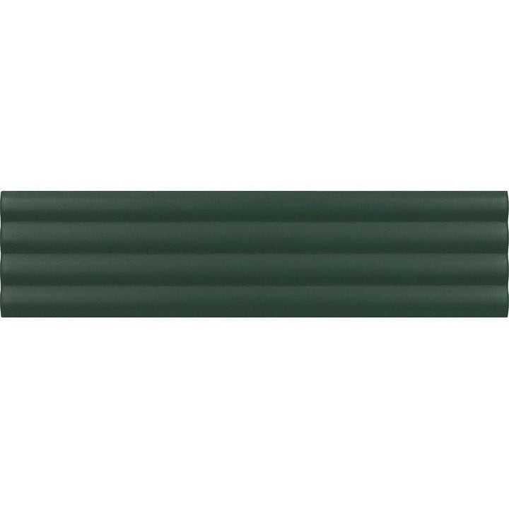 Groove Laurel Deco Matte Ceramic Subway Tile | Tile Club