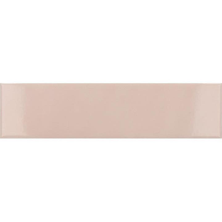 Groove Pink Gloss Ceramic Subway Tile | Tile Club