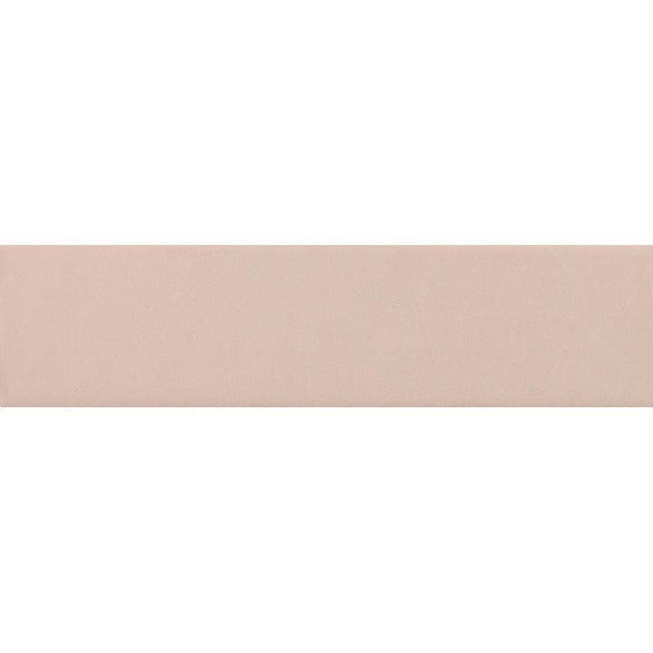 Groove Pink Matte Ceramic Subway Tile | Tile Club