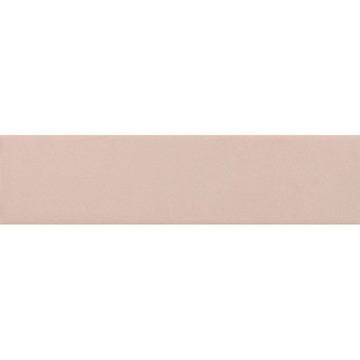 Groove Pink Matte Ceramic Subway Tile | Tile Club
