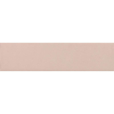 Groove Pink Matte Ceramic Subway Tile | Tile Club