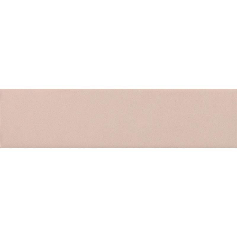 Groove Pink Matte Ceramic Subway Tile | Tile Club