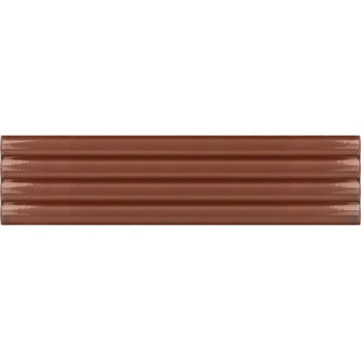 Groove Terra Cotta Deco Gloss | Online Tile Store with Free Shipping on ...