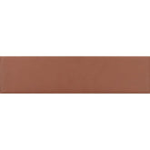 Groove Terra Cotta Matte Ceramic Subway Tile | Tile Club