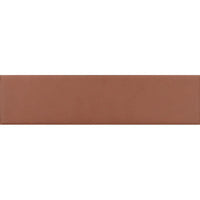 Groove Terra Cotta Matte Ceramic Subway Tile | Tile Club