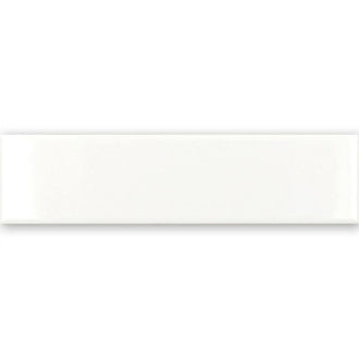 Groove White Gloss Ceramic Subway Tile | Tile Club