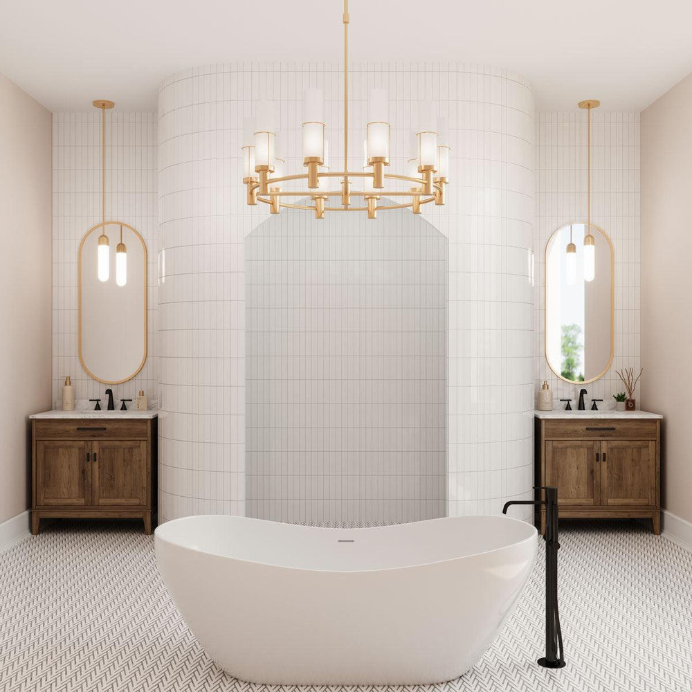 Groove White Gloss Ceramic Subway Tile | Tile Club