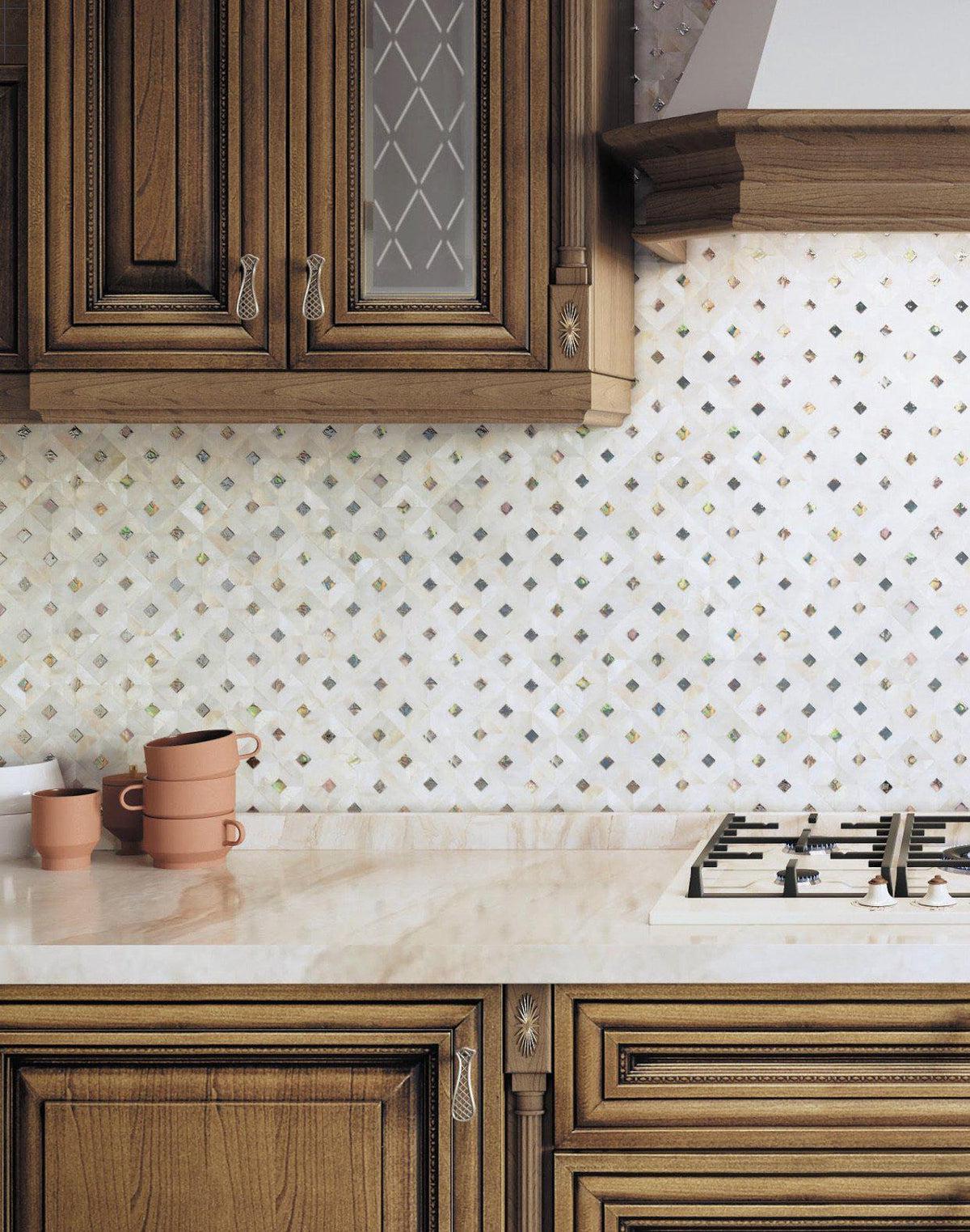 Mother of Pearl Abalone Mosaic Tile | Tile Club
