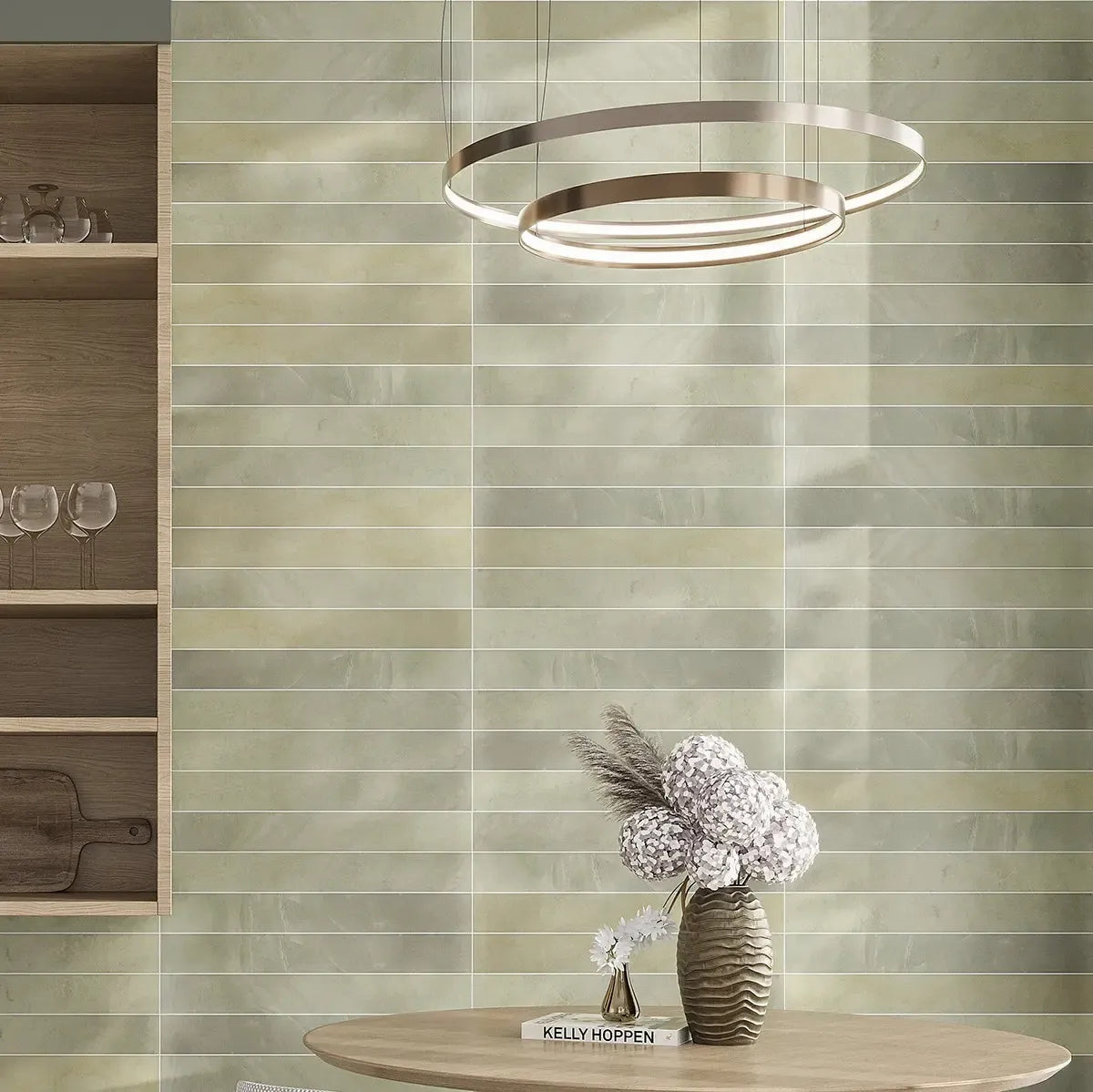 Marmatto Green Porcelain Subway Tile 3x24 | Tile Club