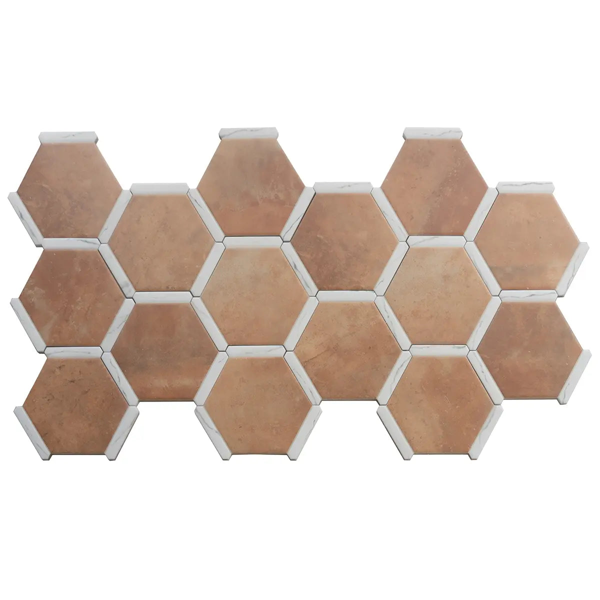 Montura Terra Cotta Porcelain Hexagon Tile | Tile Club