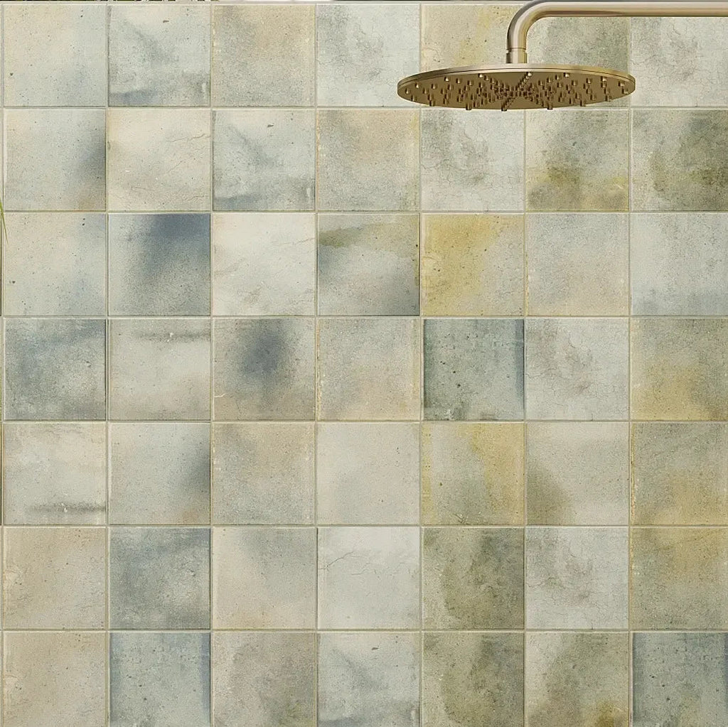 Nerida Celadon Glossy 5.9" Porcelain Pool Tile | Tile Club