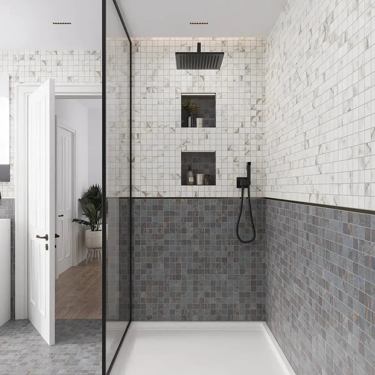 Orenda Dusk Porcelain Mosaic | Tile Club