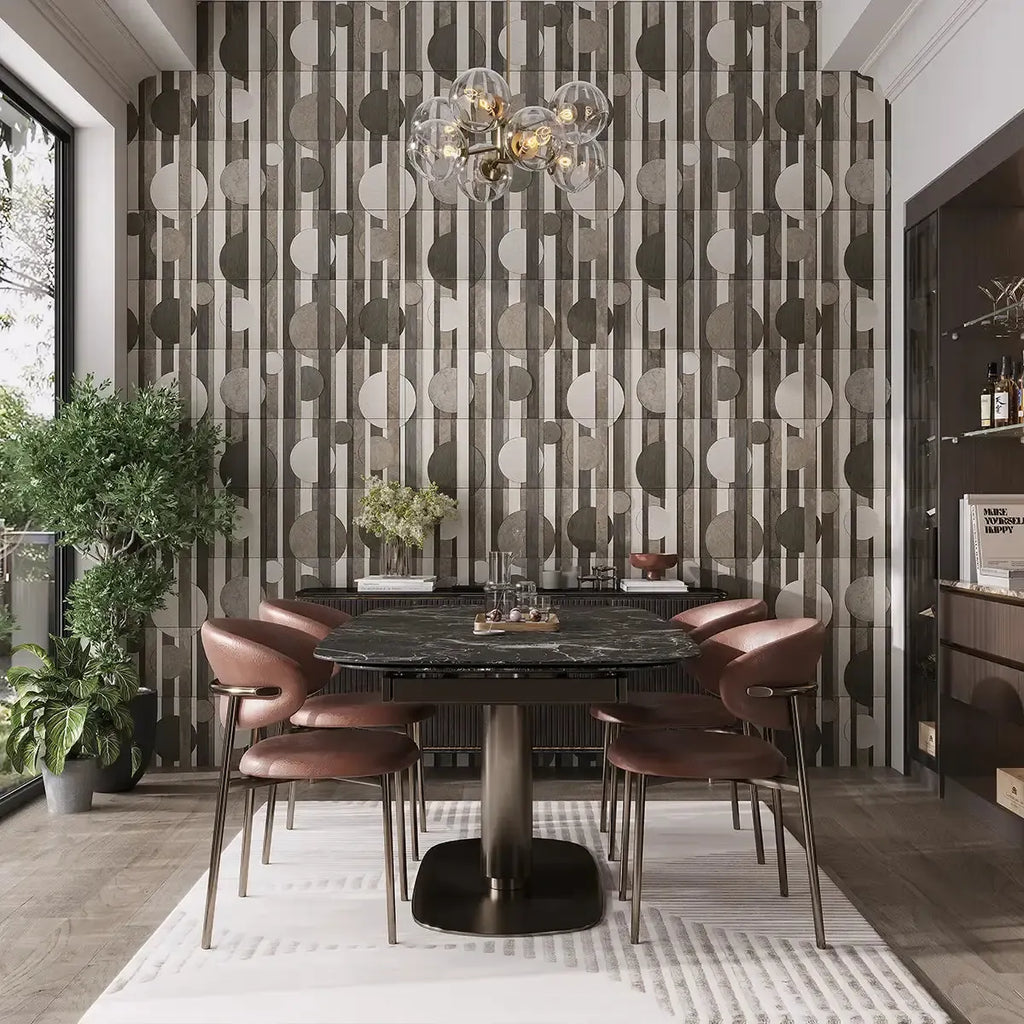Pictoria Eclipse Earth Waterjet Mosaic Tile | Tile Club